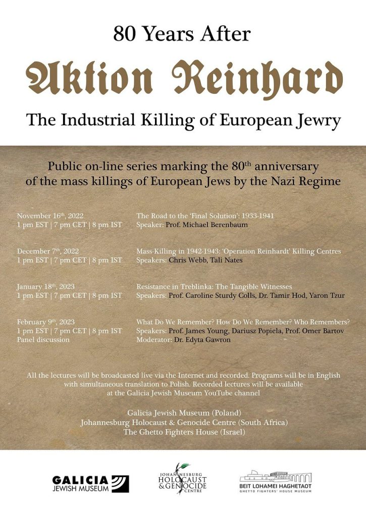 Mass-Killing in 1942-1943: ‘Operation Reinhardt’ Killing Centres - The ...