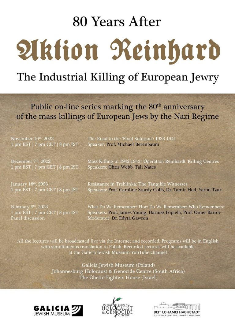 Mass-Killing in 1942-1943: ‘Operation Reinhardt’ Killing Centres - The ...