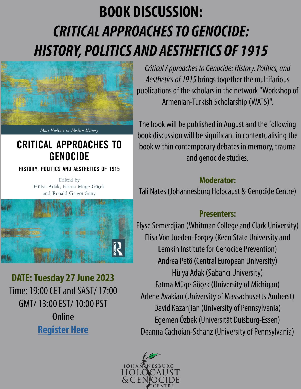Critical Approaches to Genocide: History, Politics, and Aesthetics of ...