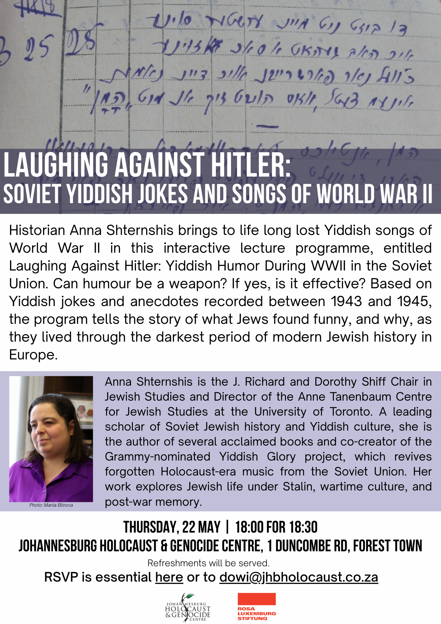 Laughing against Hitler: Soviet Yiddish Jokes and Songs of World War II ...