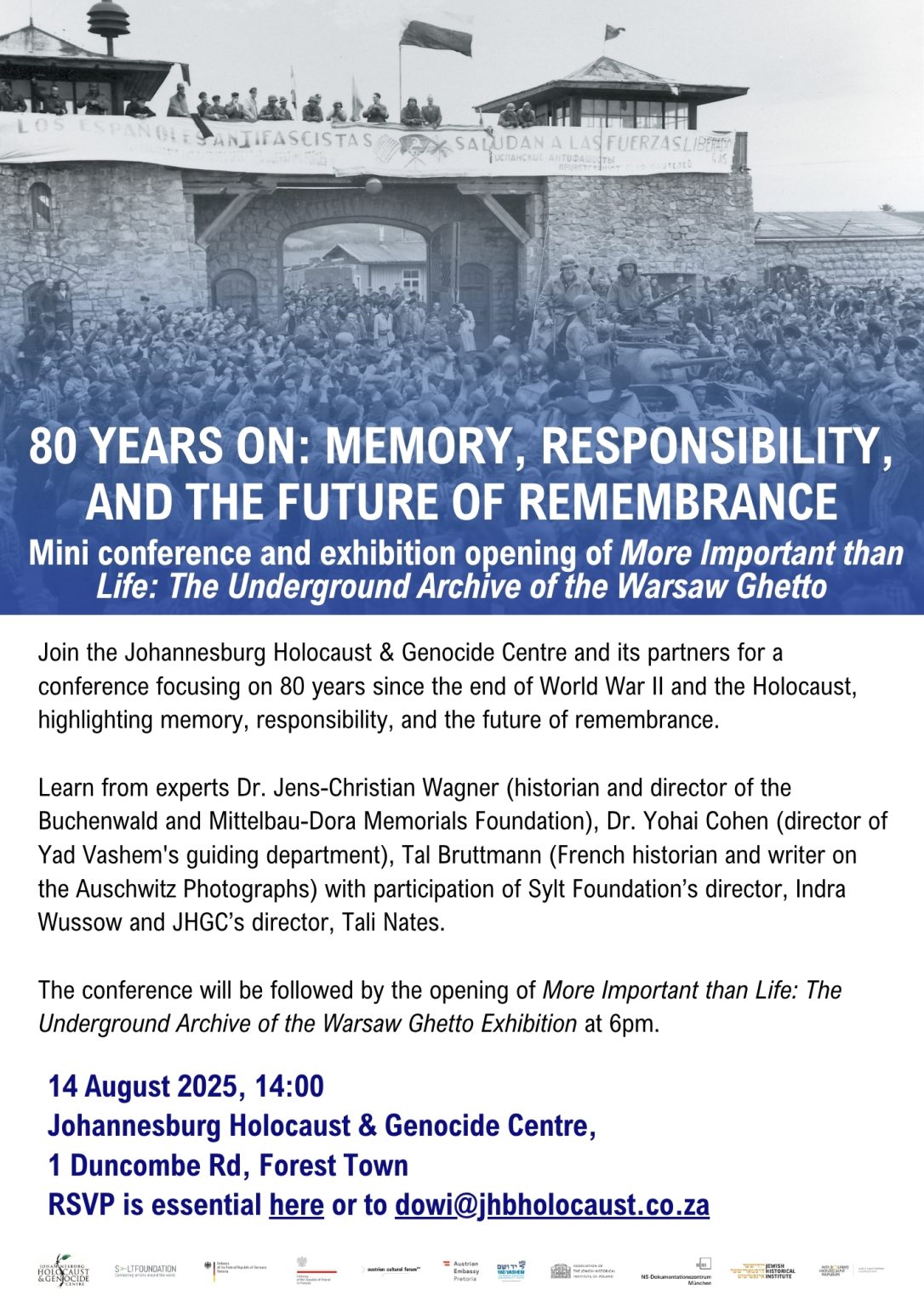 Mini conference: 80 Years On: Memory, Responsibility, and the Future of ...