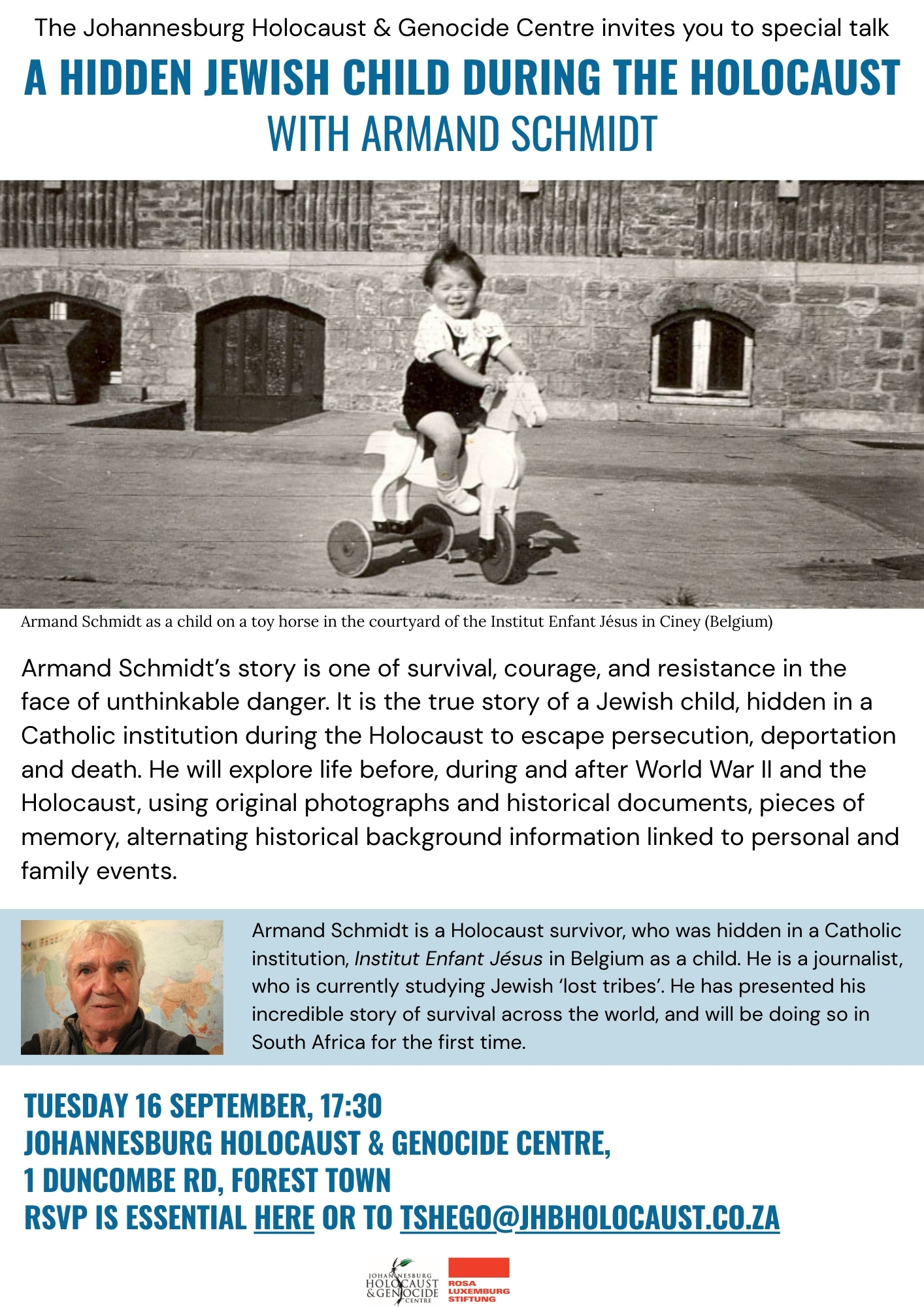 A Hidden Jewish Child during the Holocaust with Armand Schmidt - The ...